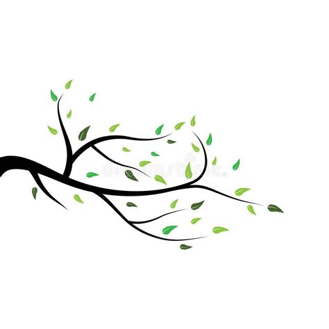 Tree Branch Logo Vector Stock Illustration Illustration Of Exotic