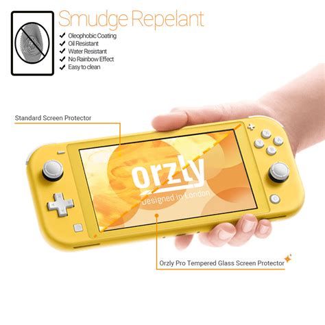 Nintendo Switch Lite Tempered Glass Screen Protector Orzly
