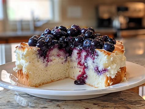 Best Blueberry Angel Food Cake Delightful Recipe