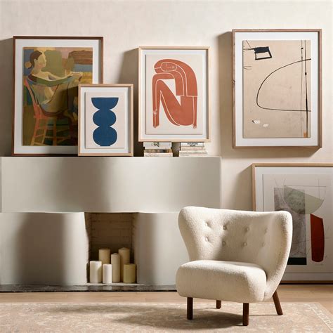 Four Hands Regenerate 1 Framed Art Paynes Gray