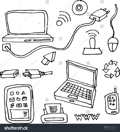 Hand Draw Computer Mouse Images Stock Photos Vectors Shutterstock