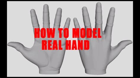 How to make a hand in Maya | Basic Hand Modelling in Maya | Maya Hand ...