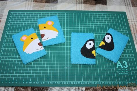 Пазлы для малышей из фетра.