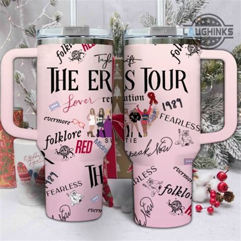 Taylor Swift Stanley Cup 40 Oz Stanley Tumbler With Handle T For Swiftie Red 1989 Lover