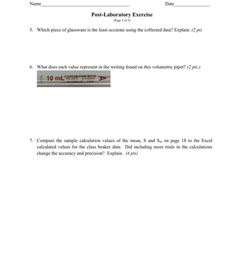 solved name date post laboratory exercise page 3 of 3 5