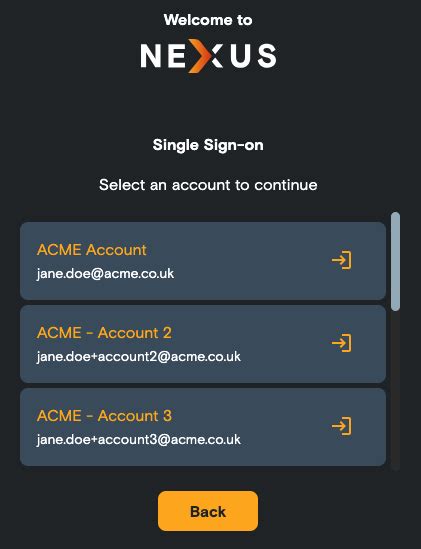 Logging Into Multiple Accounts Nexus Help