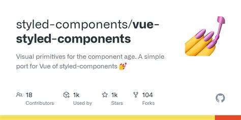 Github Styled Componentsvue Styled Components Visual Primitives For Github Styled Componentsvue Styled Components Visual Primitives For