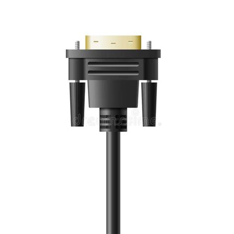 Realistic Vga Display Connector Plug Video Connector For Monitor Screen Projector And