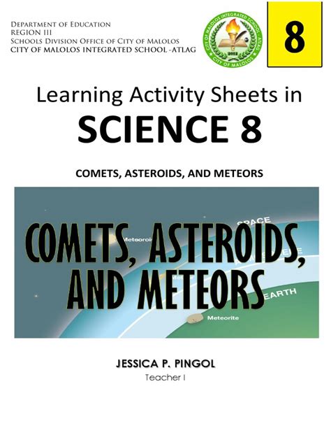 Pingol Jessica Las Bridging The Gaps Mar1 5 Pdf Comet Asteroid