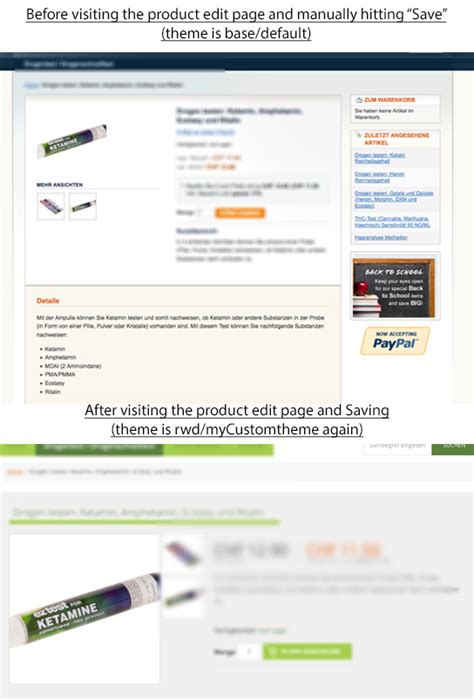 magento1 9 3 magento 1 9 3 0 product page design is reverted to base