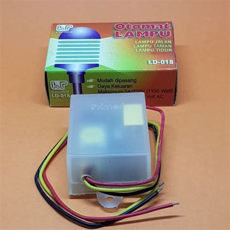 Jual Saklar Lampu Otomatis AC220V 500Watt Sensor Terang Gelap Kota Surabaya Innovtronic