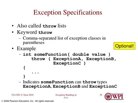 ppt exception handling in c powerpoint presentation free download id 1272364