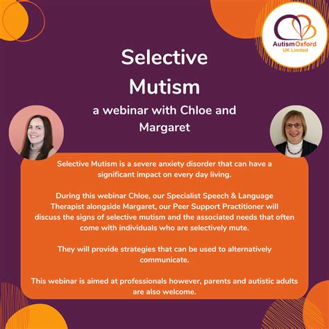 Selective Mutism Autism Oxford UK