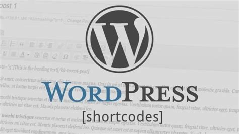 wordpress shortcode nedir ve nasıl kullanılır