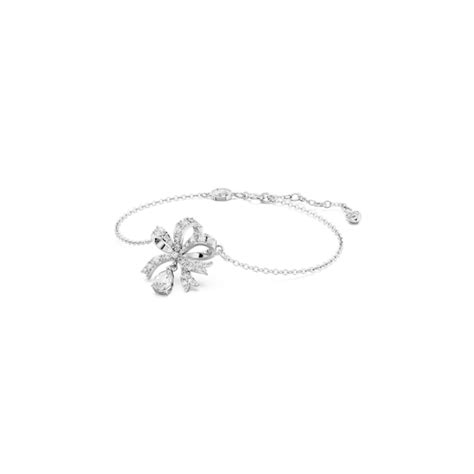Swarovski Volta Silver Bow Bracelet Argento.com