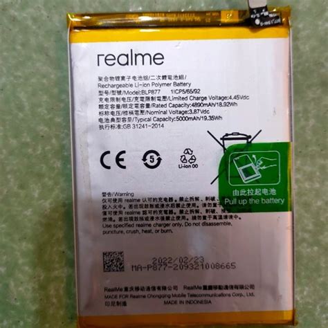 Jual Baterai Realme C Original Copotan Baterai Blp Original Shopee Indonesia