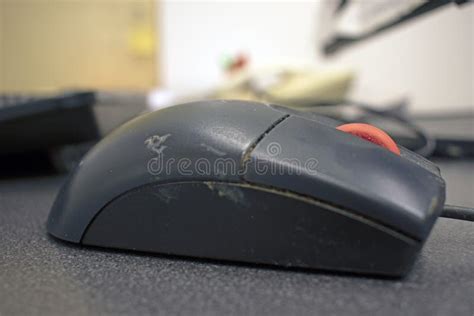 Dirty Computer Mouse Stock Photo Image Of Object Macro