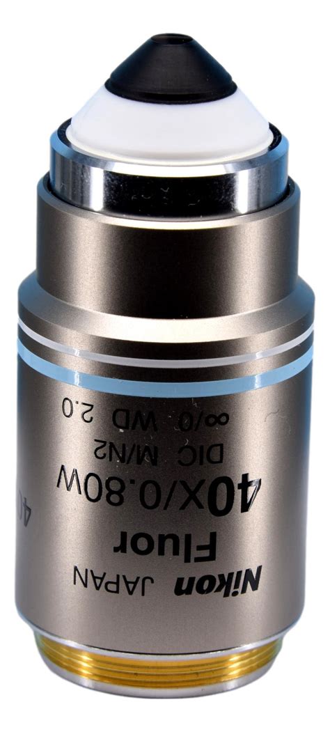 Nikon Fluor 40x Water Immersion Microscope Objective Microscope Central