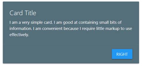 How To Align A Button Right In Materialize Card Action Stack Overflow