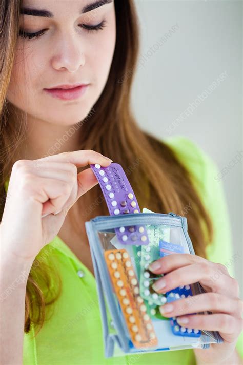 Woman And Contraception Stock Image C0329084 Science Photo Library
