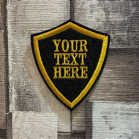 Shield Patch Etsy