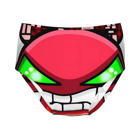 Defioc Geometry Dash Pattern Girls Underwear Stretch Cotton Panties For