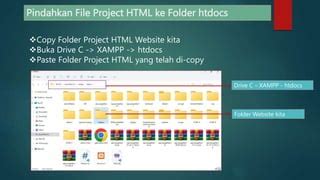 Membuat website sekolah dengan HTML CSS PHP.pptx