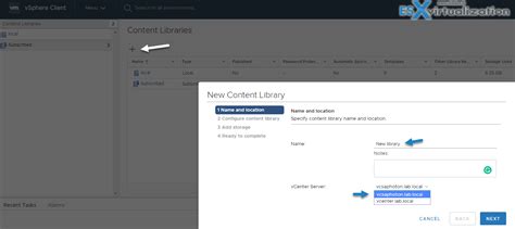 VCP DCV Objective Set Up A Content Library ESX Virtualization