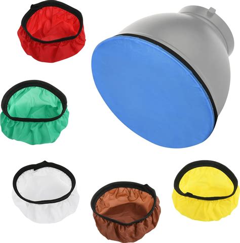 Cosmos 6 Pcs Standard Reflector Diffuser Cover 7 18cm Soft Cloth Diffuser Light