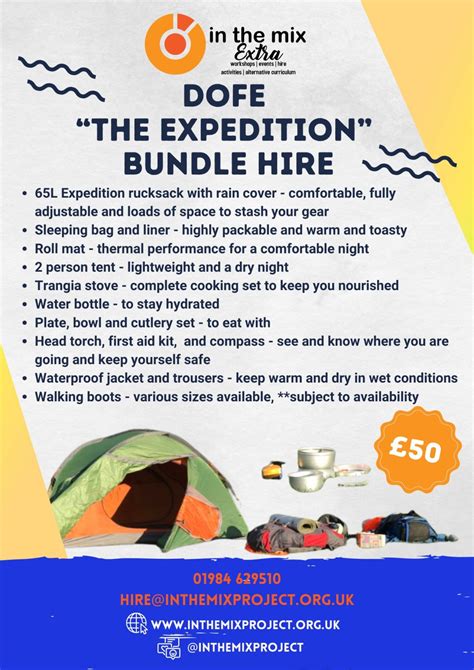 Dofe Kit Hire In The Mix Project