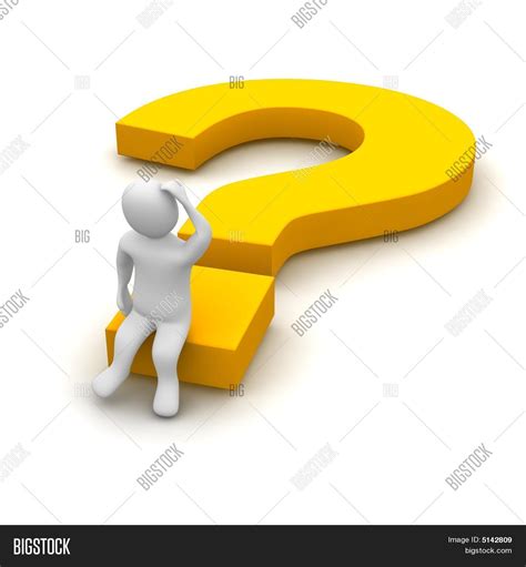 Thinking Man Question Image Photo Free Trial Bigstock