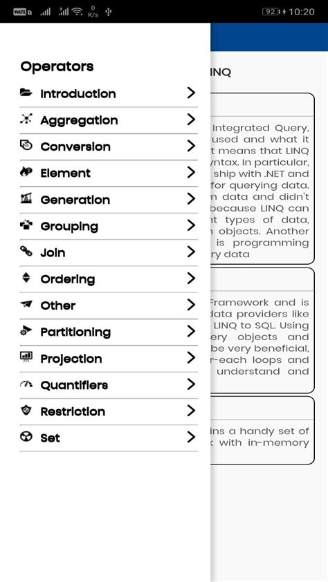 Linq Tutorial App On Amazon Appstore