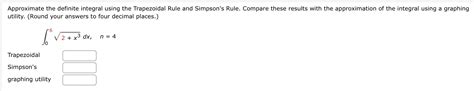 solved approximate the definite integral using the