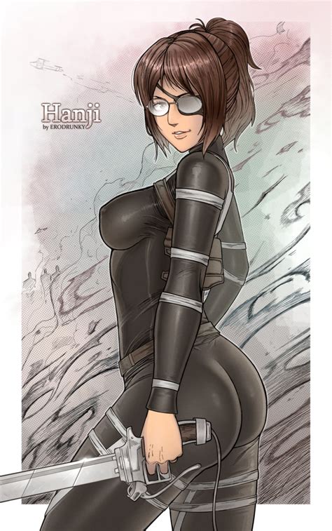 Hange Zoe Shingeki No Kyojin Drawn By Erodrunky Danbooru