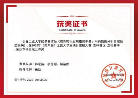 全国大学生统计建模大赛 数学与统计学院