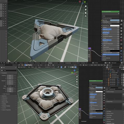 Sci Fi Sphere Hardops Practice Finished Projects Blender Artists Community