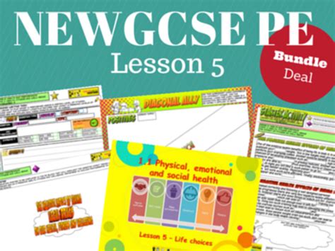 New Edexcel Gcse Pe Unit 2 Topic 1 Lesson 5 Bundle Pack Teaching Resources