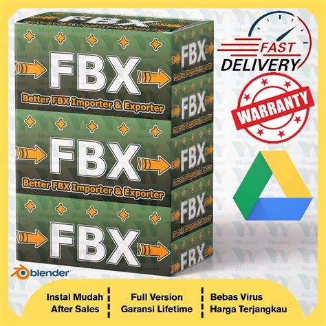 Jual Better Fbx Importer And Exporter For Blender 3d Shopee Indonesia