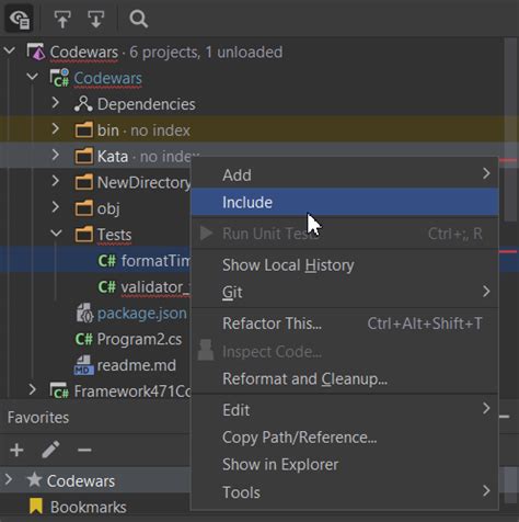 Undo Exclude From Explorer Context Menu Rider Support JetBrains