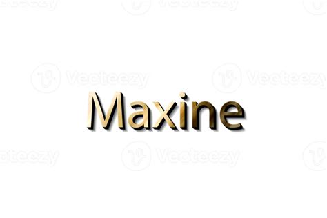 Maxine Nom 3d 15733252 Png