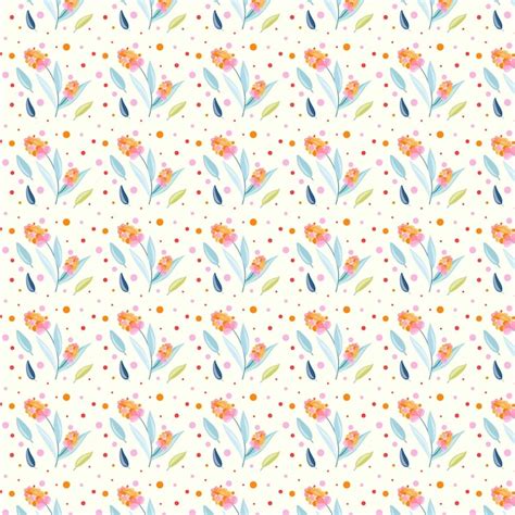 Premium Vector Vector Seamless Floral Pattern Illustration Horizontally And Vertically