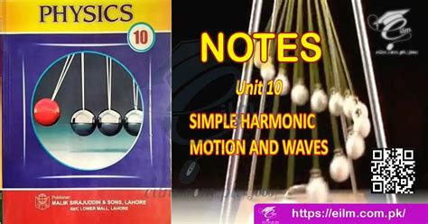Simple Harmonic Motion And Waves Notes Punjab Syllabus