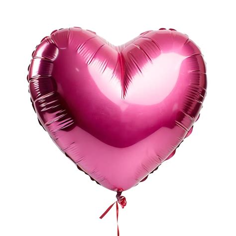 Premium Psd Pink Heart Shaped Balloon