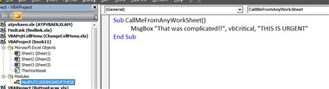 Excel How To Call A Macro From Another Worksheet Stack Overflow