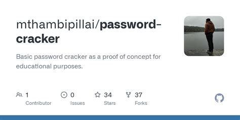 GitHub Mthambipillai Password Cracker Basic Password Cracker As A Proof Of Concept For