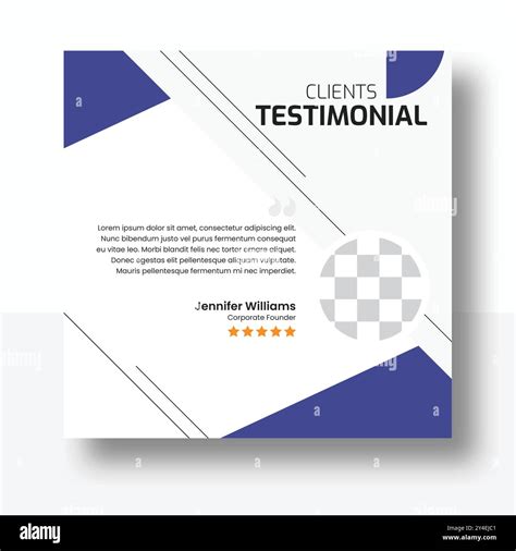 Business Testimonial Template Design And Customer Feedback Layout Professional Review Template