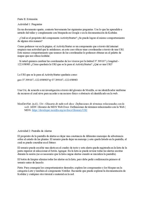 Actividad Tutorial Kodular Ejercicios De Tecnología Docsity