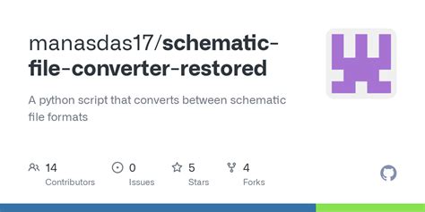 Github Manasdas17schematic File Converter Restored A Python Script