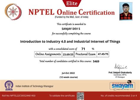 Sanjay Dev On Linkedin Industry40 Iot Continuouslearning Nptel