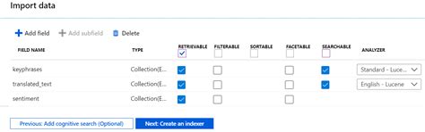 クイック スタート Azure Portal でナレッジ ストアを作成する Azure Ai Search Microsoft Learn